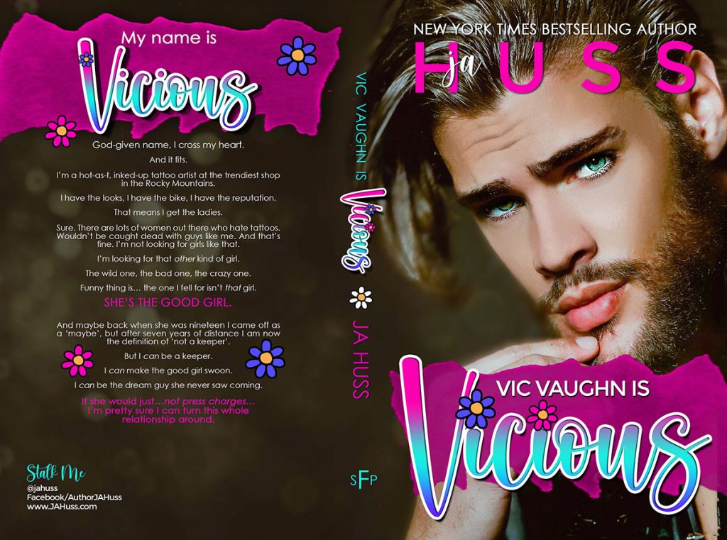 Vic Vaughn is Vicious Cover Reveal Giveaway - JA Huss