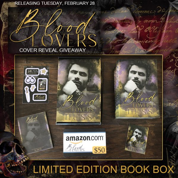 COVER REVEAL AND GIVEAWAY - BLOOD LOVERS - AMERICAN VAMPIRES - JA Huss
