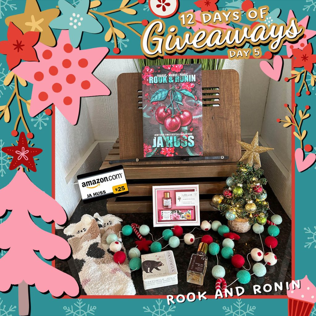 DAY 5 – 12 DAYS OF GIVEAWAYS – 2024 – ROOK AND RONIN - JA Huss